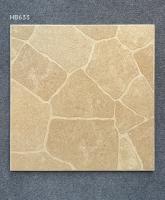 China Grade AAA Decorative Elegant Waterproof Stain-resistant Cream Yellow Stone Style 598x598mm Thickness 12mm Outside Floor And Wall Ceramic Tiles For Renovation And Project for sale