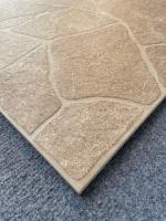 China Firebrick Grade AAA Moisture-proof Waterproof Stain-resistant Brown Stone Style 598x598mm Thickness 12mm Outside Floor And Wall Ceramic Tiles For Balcony and Rebuilding for sale