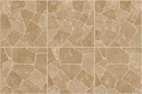 China Firebrick Grade AAA Moisture-proof Waterproof Stain-resistant Brown Stone Style 598x598mm Thickness 12mm Outside Floor And Wall Ceramic Tiles For Balcony and Rebuilding for sale