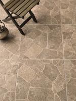 China Wear-resistant Firebrick Grade AAA Moisture-proof Waterproof Stain-resistant Brown Stone Style 598x598mm Thickness 12mm Outside Courtyard Floor And Wall Ceramic Tiles For Renovation and Project for sale