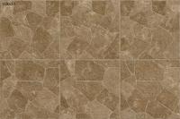 China Wear-resistant Firebrick Grade AAA Moisture-proof Waterproof Stain-resistant Brown Stone Style 598x598mm Thickness 12mm Outside Courtyard Floor And Wall Ceramic Tiles For Renovation and Project for sale