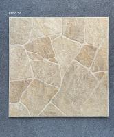 China Anti-slip Wear-resistant Firebrick Grade AAA Moisture-proof Waterproof Beige Stone Style 598x598mm Thickness 12mm Outside Courtyard Floor And Wall Ceramic Tiles For Decoration for sale
