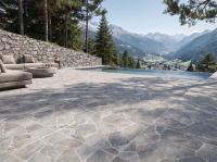China Durable Anti-slip Wear-resistant Firebrick Moisture-proof Waterproof Beige Stone Style 598x598mm Thickness 12mm Outdoor Courtyard Floor And Wall Ceramic Tiles For Hotel for sale