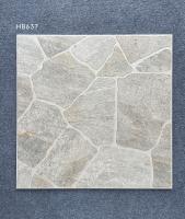 China Durable Anti-slip Wear-resistant Firebrick Moisture-proof Waterproof Beige Stone Style 598x598mm Thickness 12mm Outdoor Courtyard Floor And Wall Ceramic Tiles For Hotel for sale