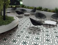 China Clay Indoor Porcelain Tiles 20x20cm Carpet Style Ceramic Floor Wall for sale