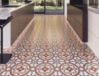 China 200x200mm Red Porcelain Floor Tile 8.5mm Thickness for sale