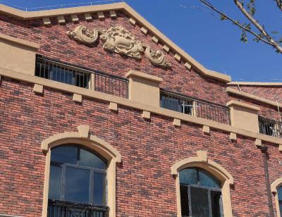 China 60x240mm Red Cement Faux Brick Panels for Landscaping for sale