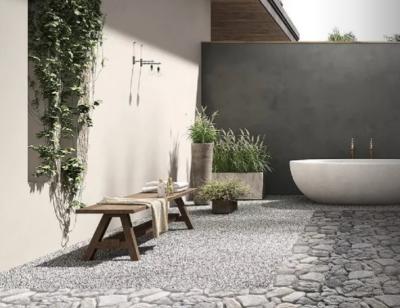 China 300x600mm Beige Gray Clay Outdoor Stone Cladding Tiles Grade AAA for sale