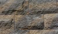 China Beige Gray Orange Cultured Stone Brick Cement Wall 14mm for sale