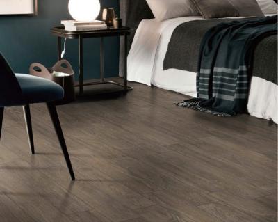 China Brown Wooden Porcelain Tiles 200x1200mm 9.5mm Floor Wall for sale