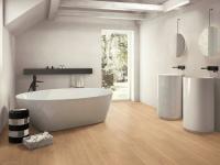 China Beige Wood Grain Porcelain Tile 150x900mm 0.05% Absorption for sale