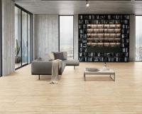 China Beige Wooden Porcelain Tile 150x900mm Inkjet Printed for sale