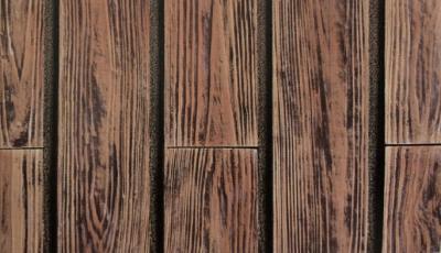 China 14mm Wood Grain Cement Wall Stone Tile for Exterior Interior for sale