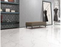 China 600x600mm White Carrara Full Body Porcelain Floor Tile 9.8mm for sale