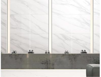 China Full Body Porcelain Tiles Polished White 3D Inkjet Glazed 450x900mm for sale