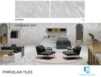 China 600x1200mm Full Body Porcelain Tiles Grey Brown Terrazzo 35N/mm2 for sale