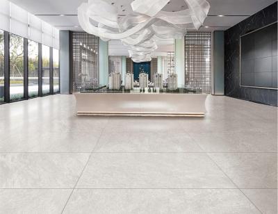 China Full Body Porcelain Floor Tiles 600x1200mm Non-Slip Grey Rustic for sale
