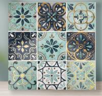 China AAA Grade Crystal Polished Tile 200x200mm Light Brown for sale