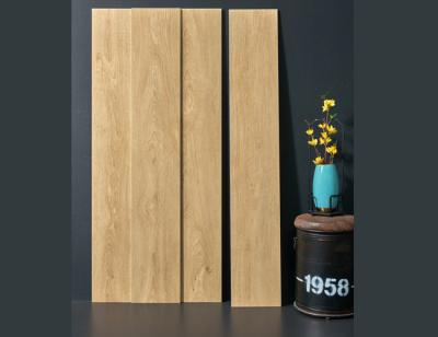 China Beige Wooden Porcelain Tile 250x1500mm for Wall & Floor for sale