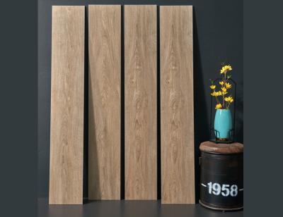 China 250x1500mm Wood Effect Porcelain Tile 9.5mm Thickness for Wall & Floor for sale