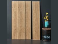 China 250x1500mm Cream Wooden Porcelain Tile 9.5mm Thickness for sale