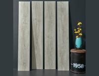 China 250x1500mm Wooden Porcelain Tiles Gray AAA Grade 4 Pcs Box for sale