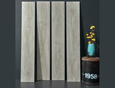 China 250x1500mm Wooden Porcelain Tiles Gray AAA Grade 4 Pcs Box for sale