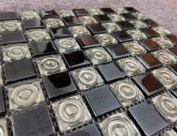 China Electroplated Glass Mosaic Tiles 300x300mm for Swimming Pools for sale
