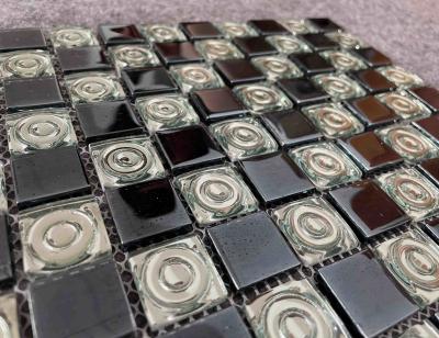 China Electroplated Glass Mosaic Tiles 300x300mm for Swimming Pools for sale
