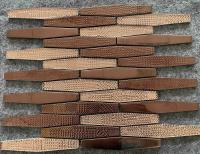 China Metal Glazed Glass Mosaic Tiles 300x300mm for Swimming Pools for sale