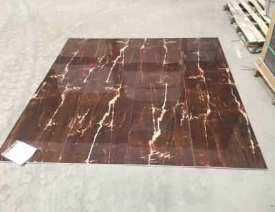 China 400x800mm Gold Line Porcelain Floor Tile 9.5mm AAA Grade for sale