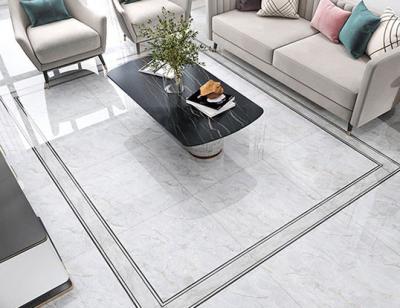 China 800x800mm Golden Glazed Polished Porcelain Tile 3D Inkjet Printing for sale