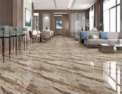 China Golden Line Polished Vitrified Tile 800x800mm Marble Glazed for sale