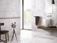 China 300x600mm Grey Marble Glazed Ceramic Bathroom Wall Tiles for sale