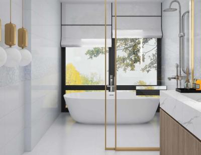 China 300x600mm Glossy Ceramic Bathroom Wall Tiles Waterproof Antibacterial for sale