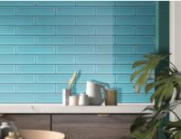 China AAA Grade 68x280mm Antibacterial Ceramic Subway Wall Tiles for sale