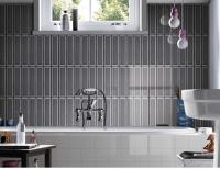 China 68x280mm Glossy Ceramic Wall Tiles for Kitchen Bathroom Modern Design for sale