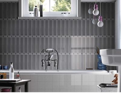 China 68x280mm Glossy Ceramic Wall Tiles for Kitchen Bathroom Modern Design for sale