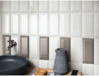 China 75x150mm Beveled Edge Ceramic Subway Tiles for Interior Walls for sale