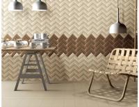 China 75x150mm Beveled Edge 3D Inkjet Printed Ceramic Wall Tile for sale