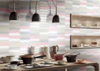 China 75x300mm Picket Ripple Ceramic Wall Tile - Glossy Modern 3D Inkjet for sale