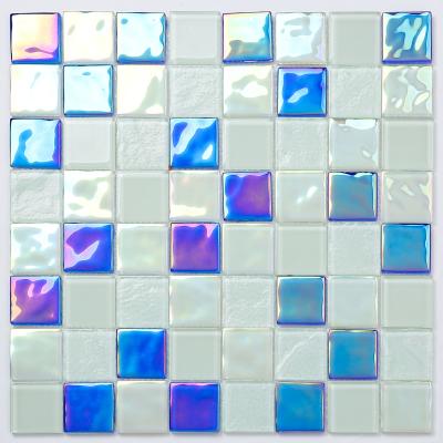 China Waterproof Clay Mosaic Tiles 303x303mm for Swimming Pools for sale