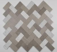 China Natural Stone Self Adhesive Mosaic Tiles 300x300mm for sale