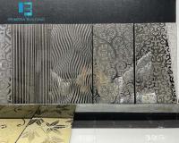 China 300x600mm 3D Ceramic Wall Tile Polished Glazed with Gold Line for sale