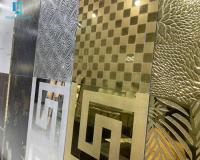 China 600x600mm Golden Porcelain Floor Tiles Glossy Matt Surface for sale