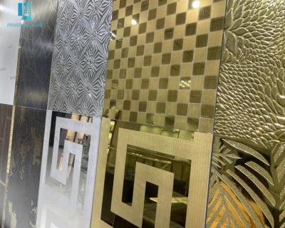 China 600x600mm Golden Porcelain Floor Tiles Glossy Matt Surface for sale