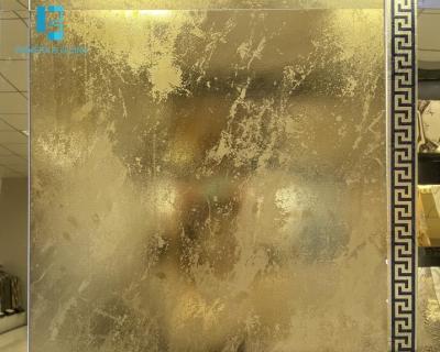 China Gold Color Porcelain Floor Tiles 600x600mm Glossy Matt Finish for sale