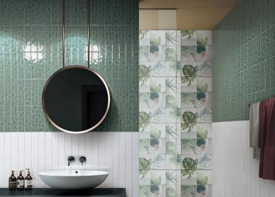 China Herringbone Ceramic Wall Tile 50x200mm in Multiple Colors for sale