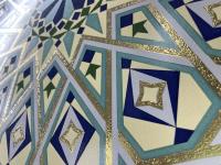 China 600x600mm Gold Glazed Porcelain Floor Tiles AAA Grade for sale