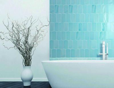 China Modern Glossy Gradient Wall Tile 75x300mm for Interior Design for sale